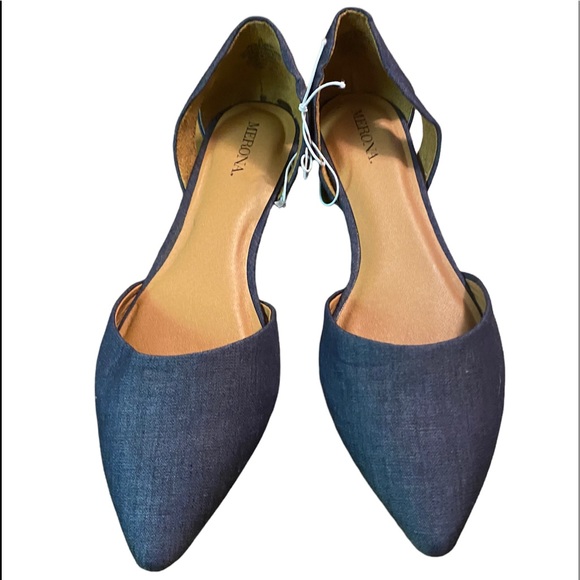 Merona | Shoes | New Merona Jean Flats | Poshmark